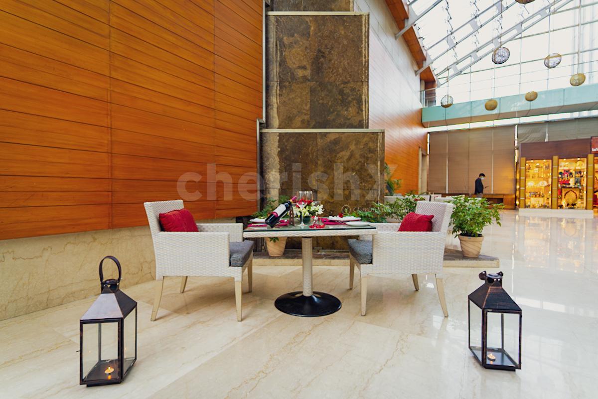 Experience the most romantic dinner view with Fountain Side Indoor ...