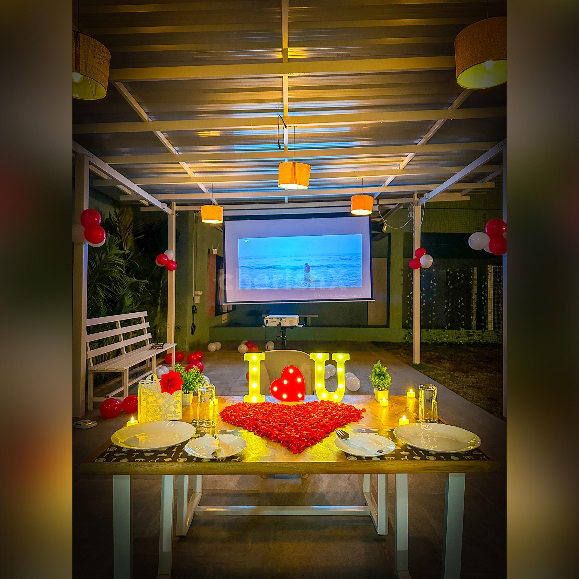Plan to surprise your partner with a romantic movie dinner at Eraya ...