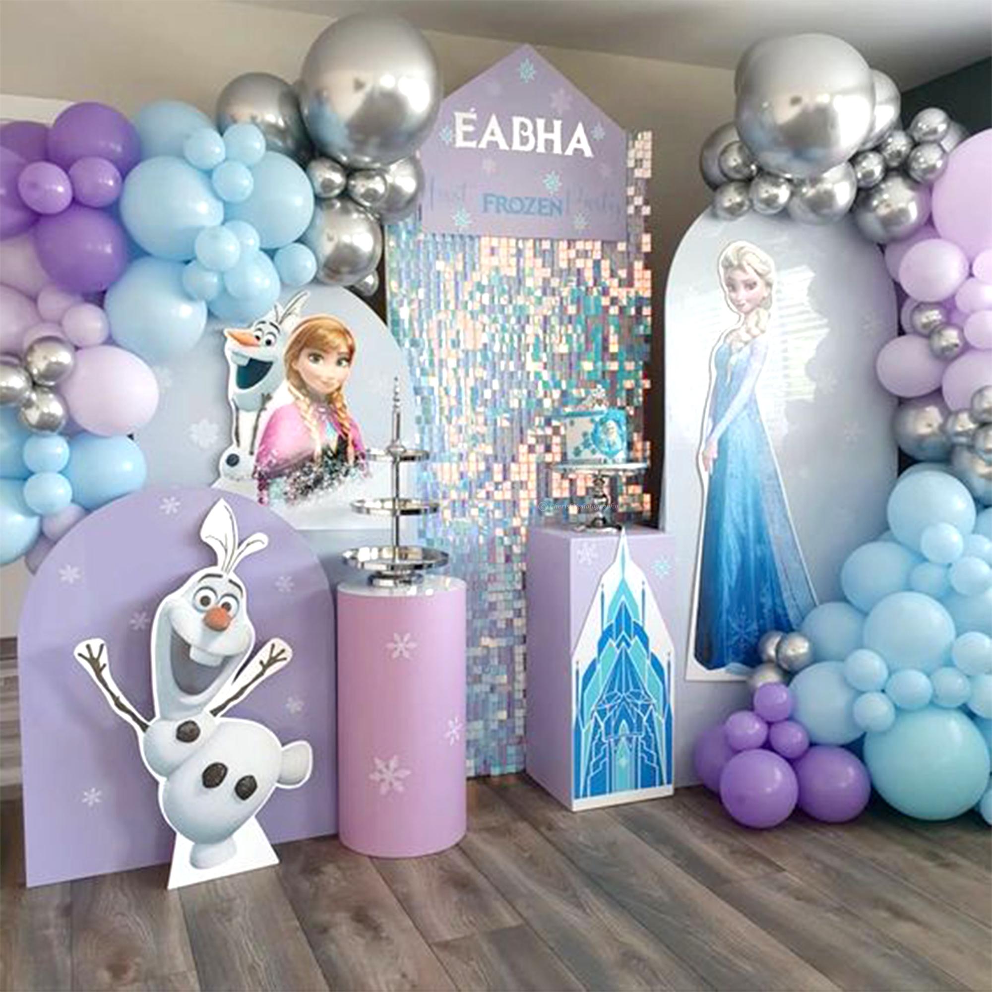 Get into a frozen fantasy with Elsa-themed kids birthday decoration ...