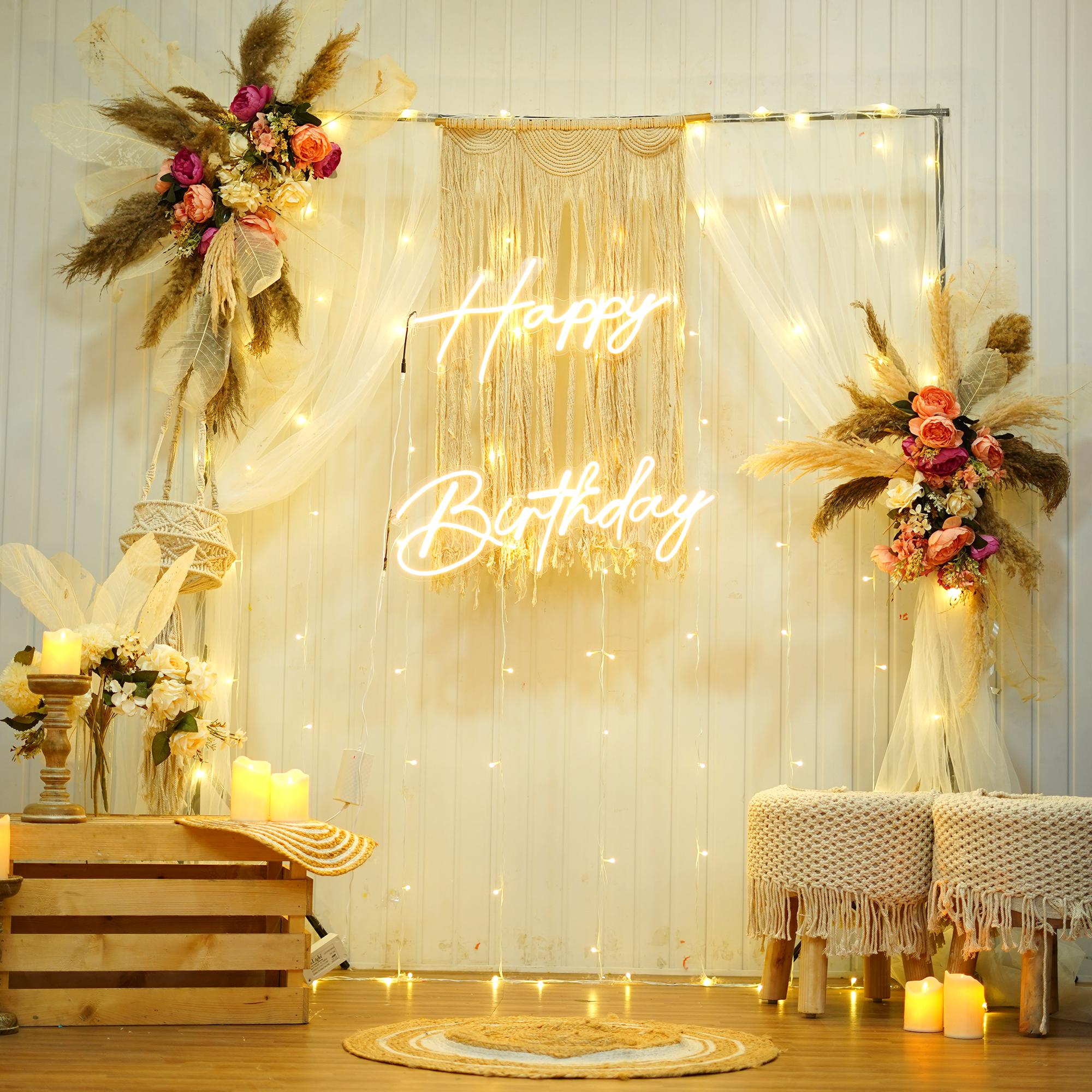Turn your moments into memories with Boho Chic Birthday Decoration ...