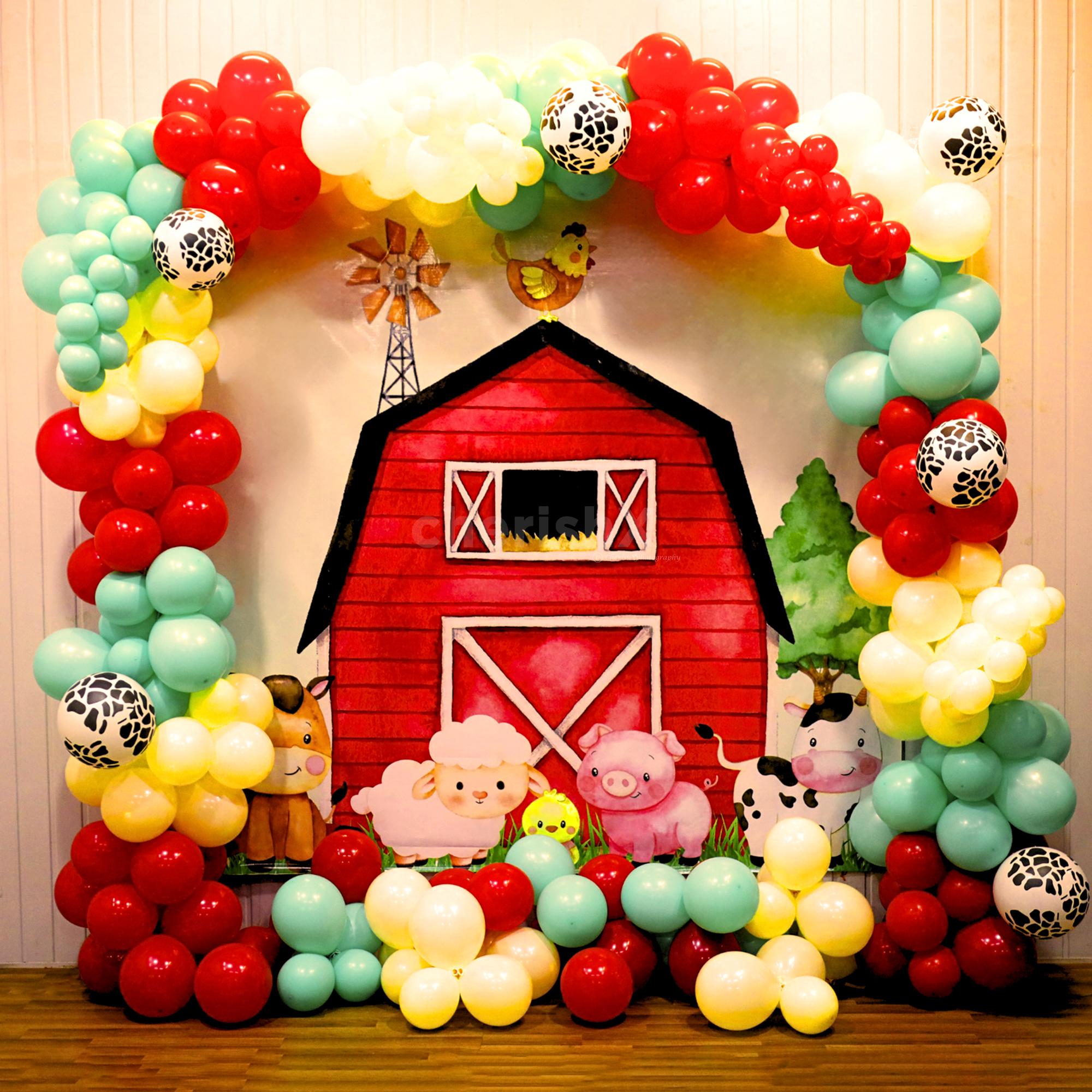 Charming Farm Theme Decorations for Kids' Celebration with Animals ...